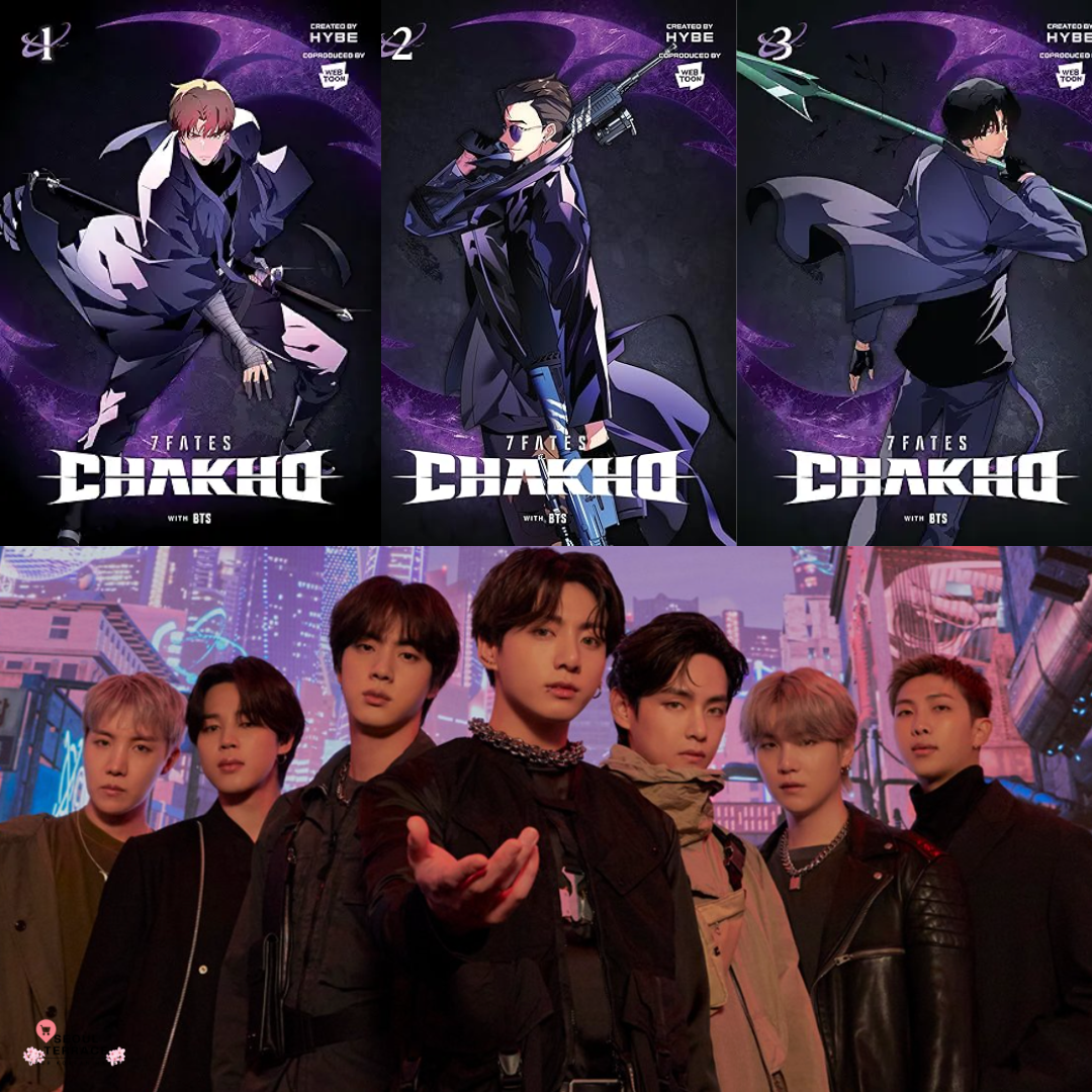 BTS 7FATES: CHAKHO Comic Book (7 Volumes) – SEOUL TERRACE