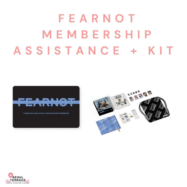 LE SSERAFIM - FEARNOT MEMBERSHIP KIT – SEOUL TERRACE
