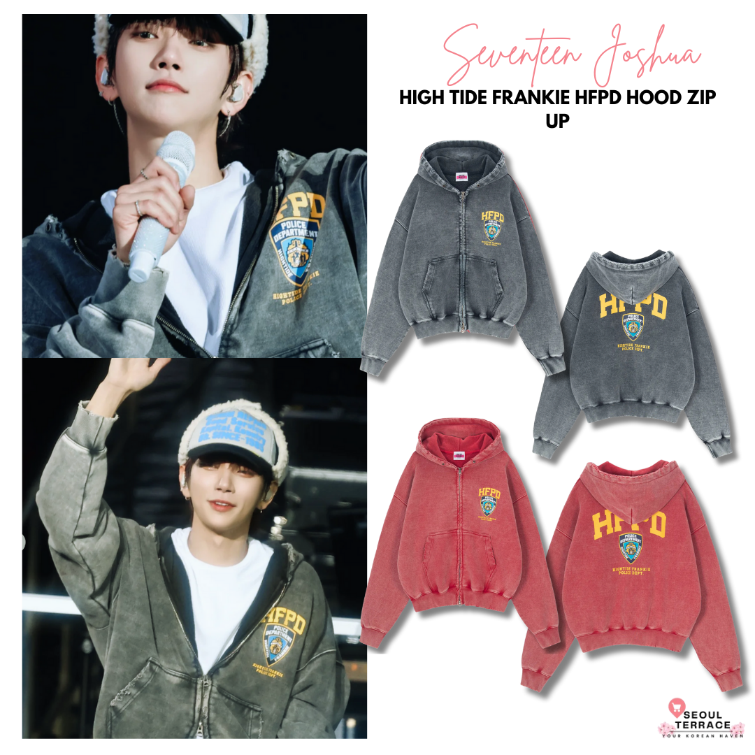 [Seventeen Joshua Worn] HIGH TIDE FRANKIE HFPD Hood Zip Up – SEOUL TERRACE