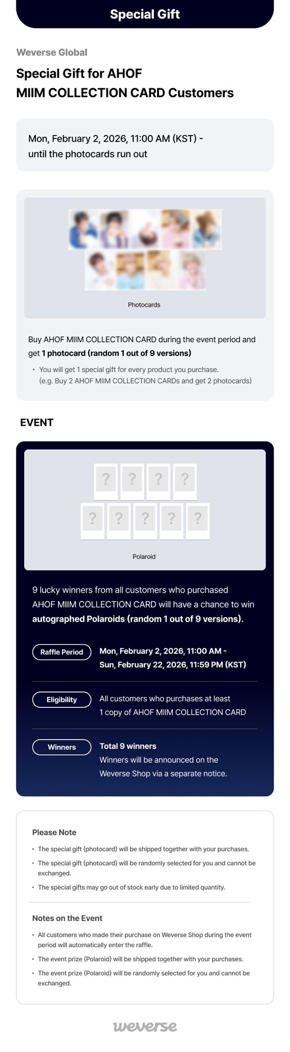 AHOF MIIM COLLECTION CARD – SEOUL TERRACE