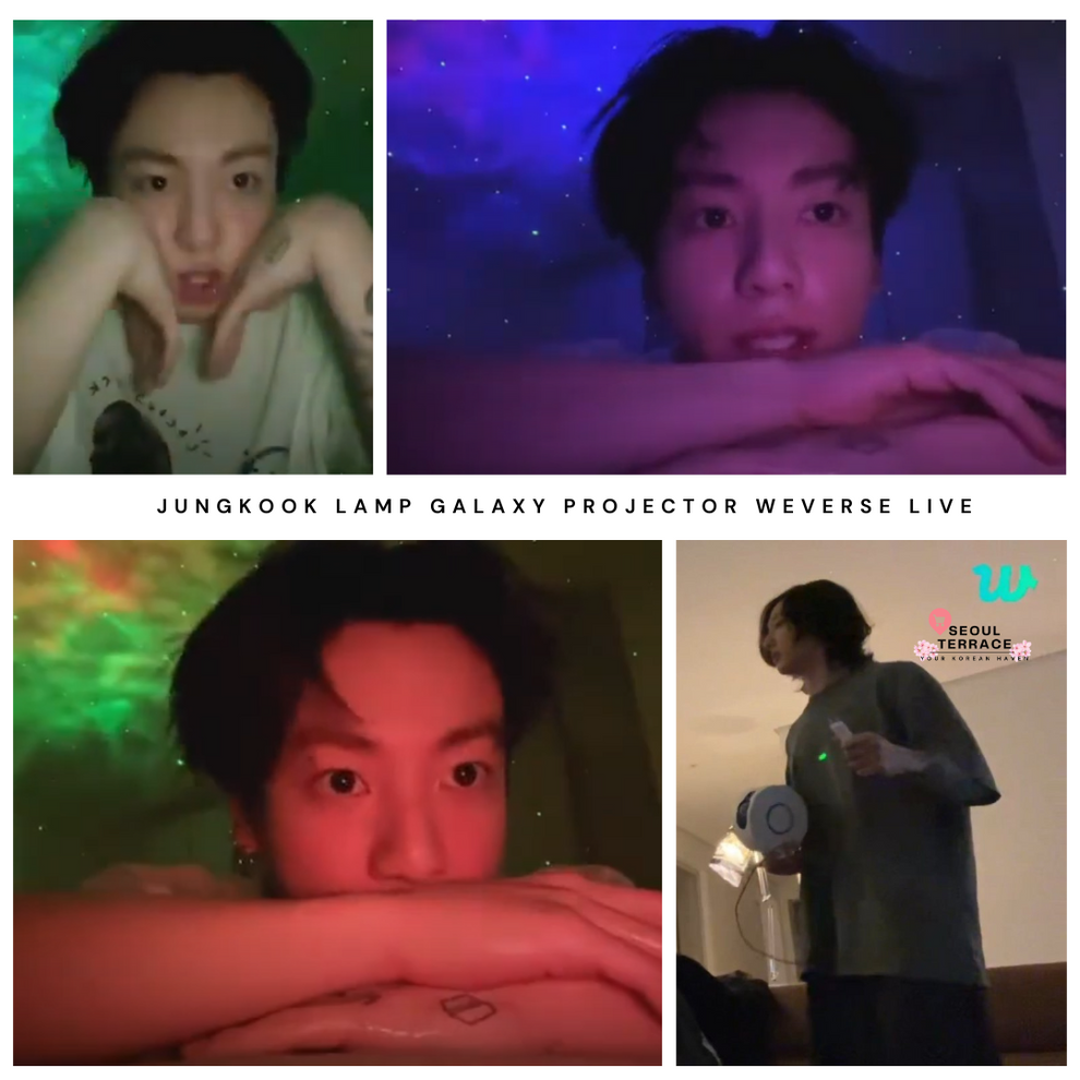 BTS Jungkook Lamp - Galaxy Projector from Weverse Live – SEOUL TERRACE