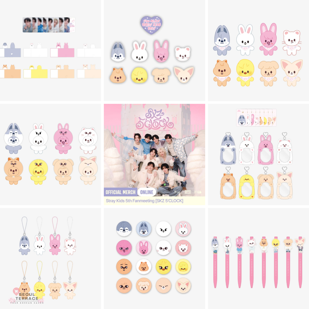 Stray Kids SKZOO - SKZ 5'CLOCK Official Merch MD – SEOUL TERRACE